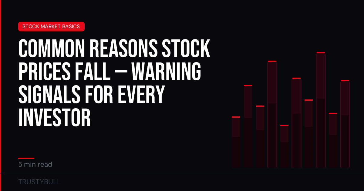 What is Stock Market & Why Do Prices Fall? — TrustyBull